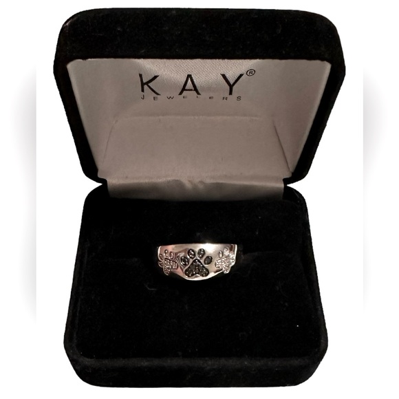 Jewelry | Diamond Paw Print Ring 7 | Poshmark